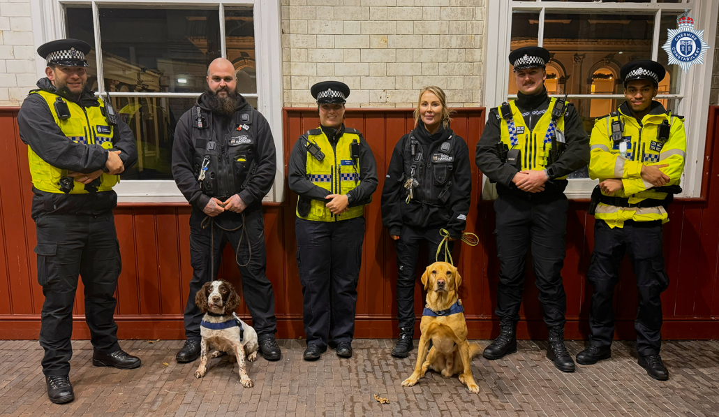Passive drug dog operations take place in Chester | Cheshire Constabulary